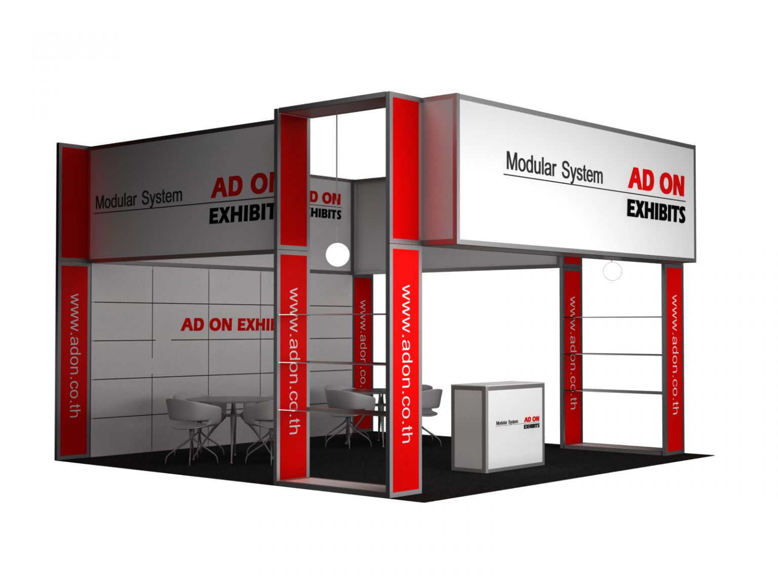 Maxima Booth System SET 05 | บูธแสดงสินค้าโมดูลาร์