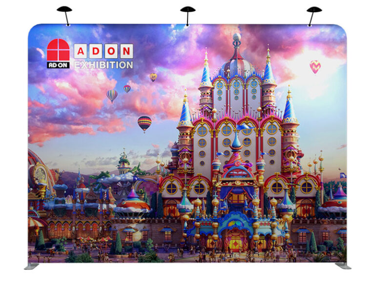 Evo Tube Backdrop Premium หน้าตรง มุมโค้ง | แบคดรอปผ้าหน้าตรง