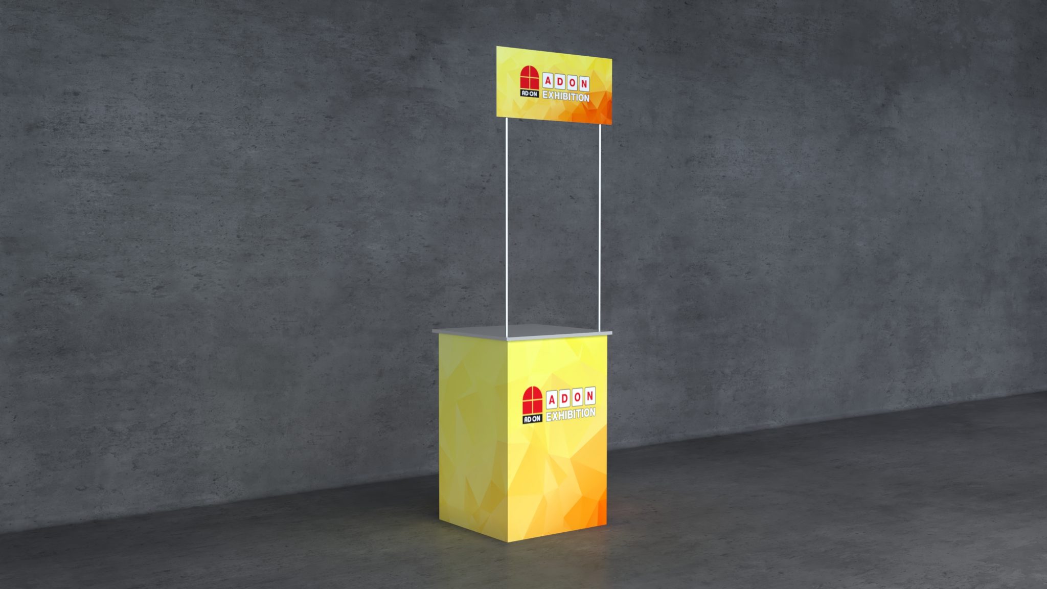Pop Up Table 3 in 1 (60x60x90) | เคาน์เตอร์ชงชิมพับได้ - AD ON