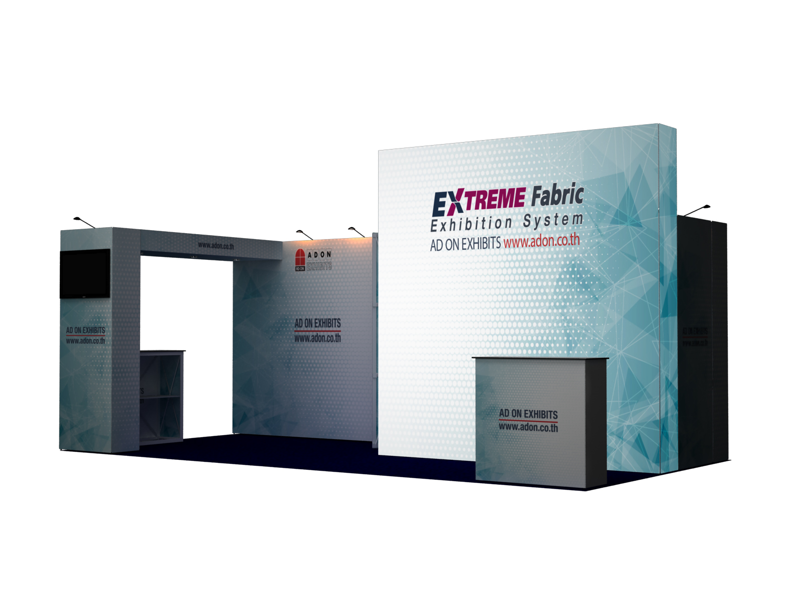 Extreme Pop Up Booth System (Fabric) | Fabric Pop Up System - AD ON