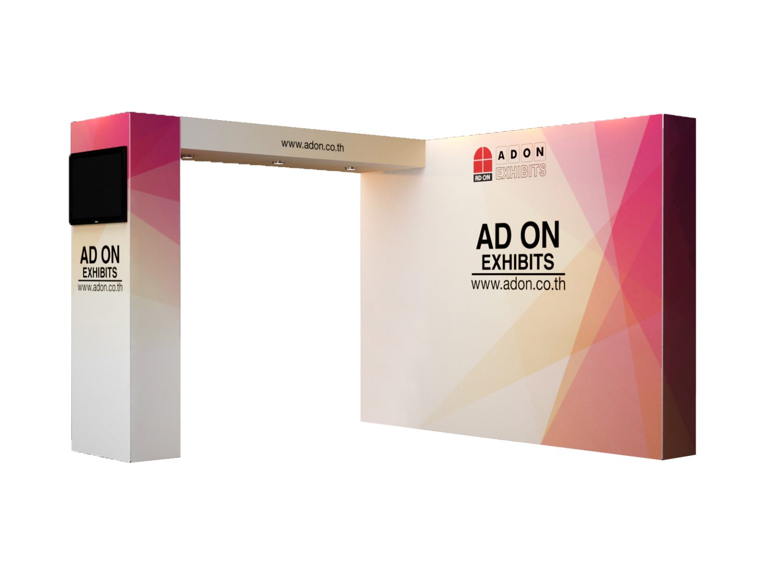 Extreme Pop Up Bridge ซุ้มผ้า | บูธซุ้มผ้า - AD ON